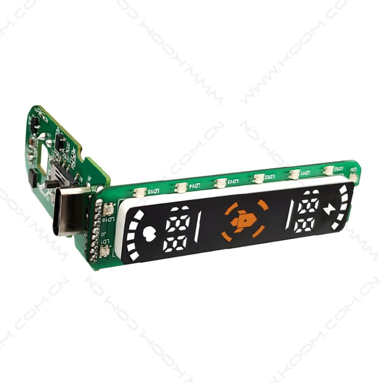 1.44TFT屏四线SPI接口MCU电子烟PCBA方案板发热丝阻值范围0.8~3Ω - KOOM孔科官网